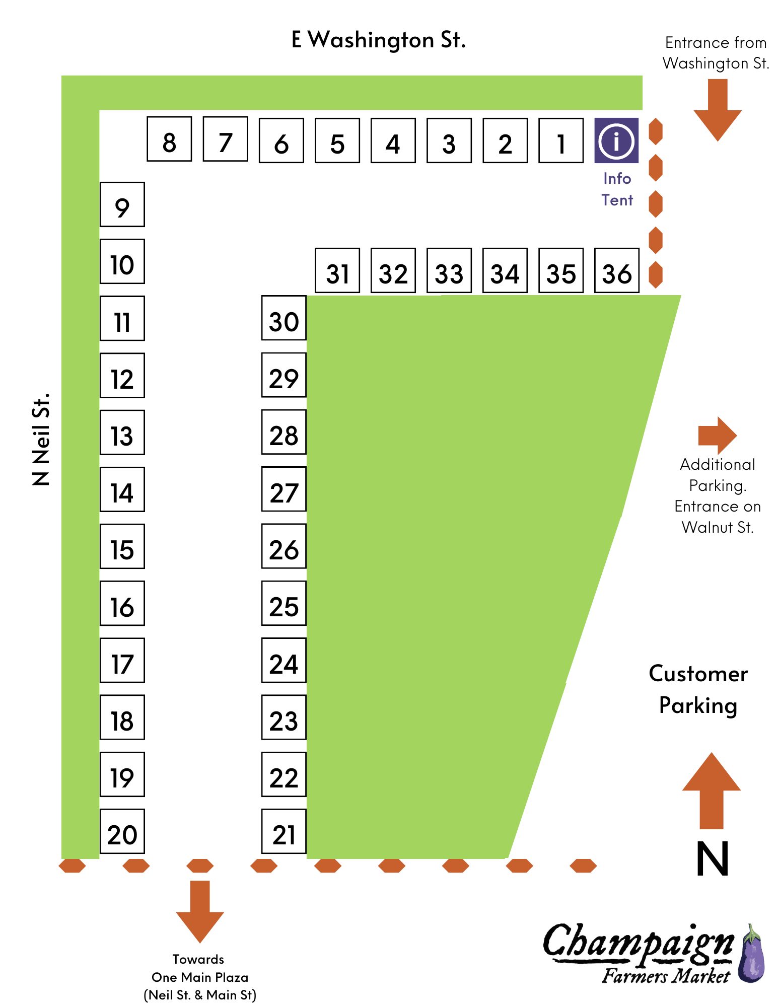 Champaign Farmers Market | May 13 - October 28, 2025 - The Land Connection